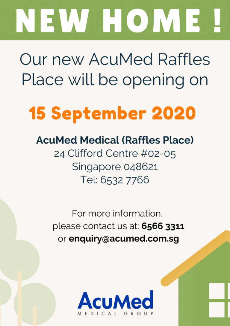 Raffles Place Clinic Opening! | AcuMed Medical